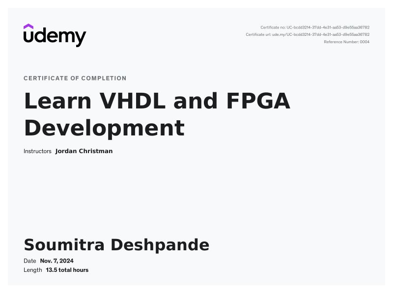 Soumitra Deshpande on LinkedIn: #vhdl #fpga #intelquartus #modelsim # ... Soumitra Deshpande on LinkedIn: #vhdl #fpga #intelquartus #modelsim # ...