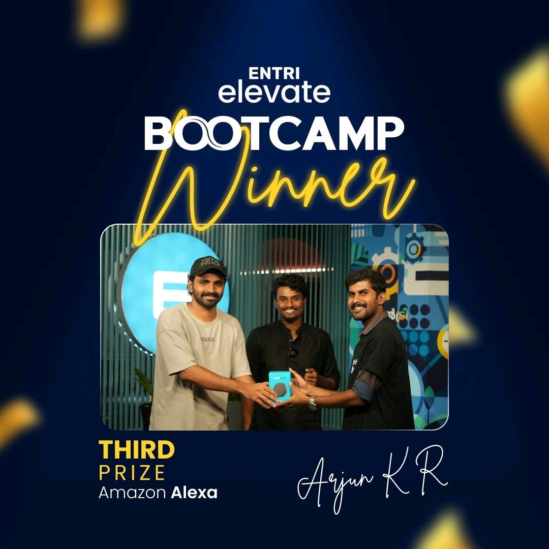 Entri Elevate on LinkedIn: Congrats Arjun K R! You totally rocked it ... Entri Elevate on LinkedIn: Congrats Arjun K R! You totally rocked it ...
