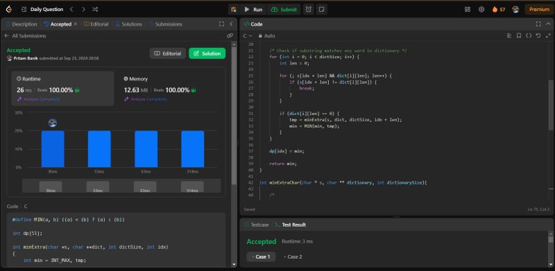 Pritam Banik on LinkedIn: #leetcode #dynamicprogramming #cprogramming # ... Pritam Banik on LinkedIn: #leetcode #dynamicprogramming #cprogramming # ...