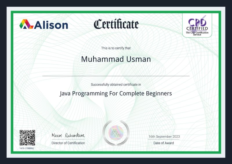 Muhammad Usman on LinkedIn: #javaprogramming #codingbeginner # ... Muhammad Usman on LinkedIn: #javaprogramming #codingbeginner # ...