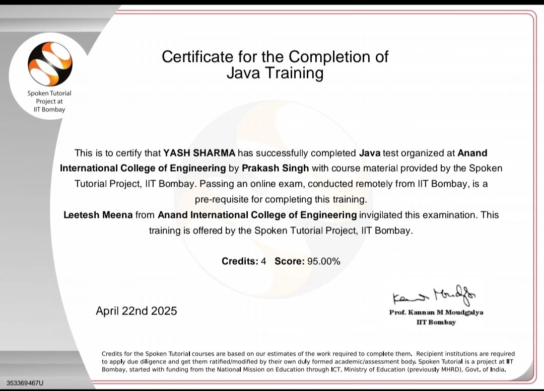 #java #iitbombay #spokentutorial #programming #codingjourney #techlife ... #java #iitbombay #spokentutorial #programming #codingjourney #techlife ...