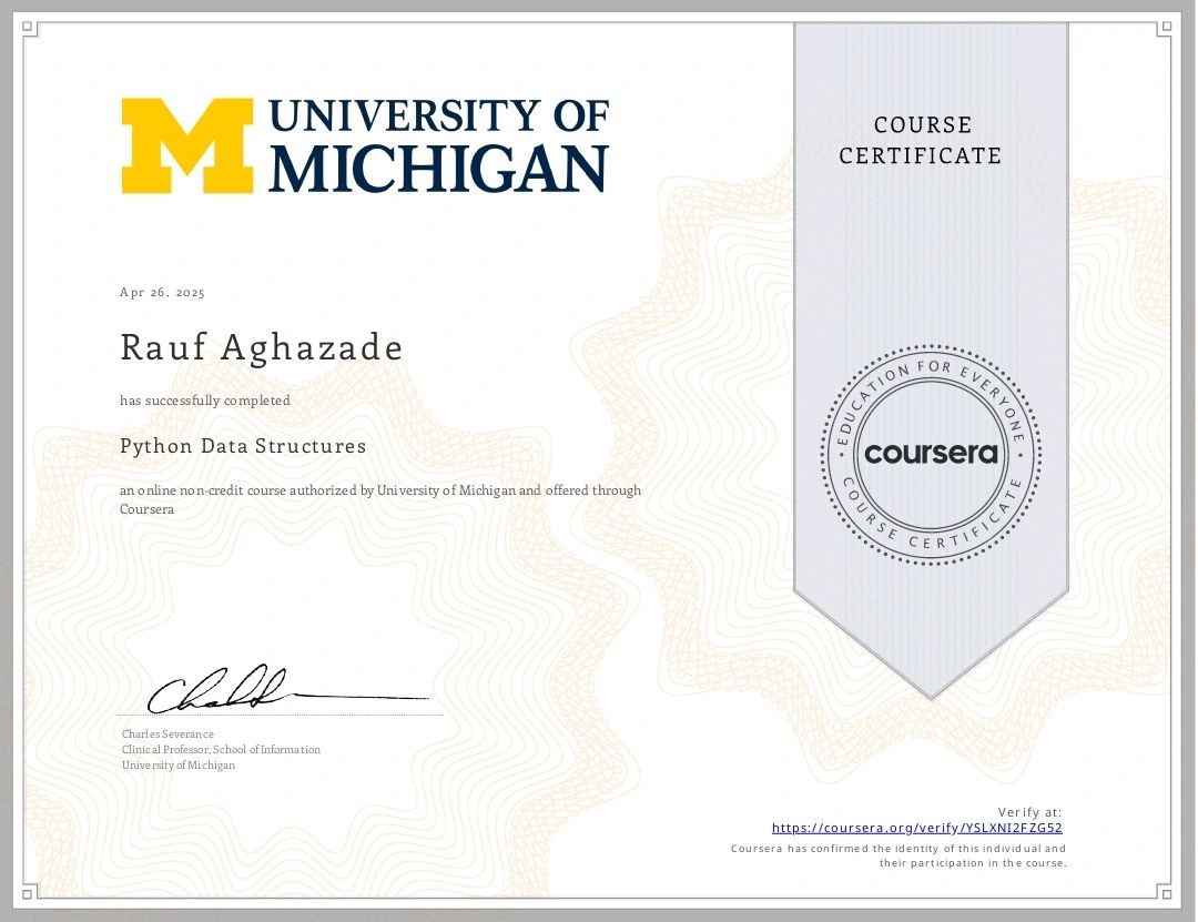 #python #coursera #programming #datastructures #learning #4sim | Rauf ... #python #coursera #programming #datastructures #learning #4sim | Rauf ...