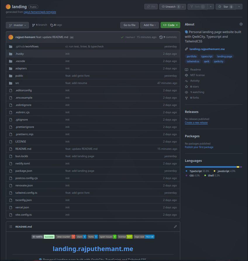 Hemant Rajput on LinkedIn: #github #coding #programming # ... Hemant Rajput on LinkedIn: #github #coding #programming # ...