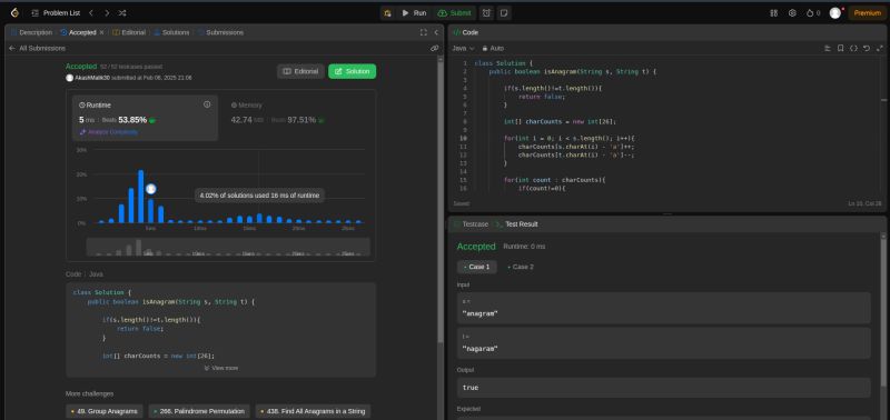 #leetcode #anagram #codingjourney #problemsolving #techchallenges ... #leetcode #anagram #codingjourney #problemsolving #techchallenges ...