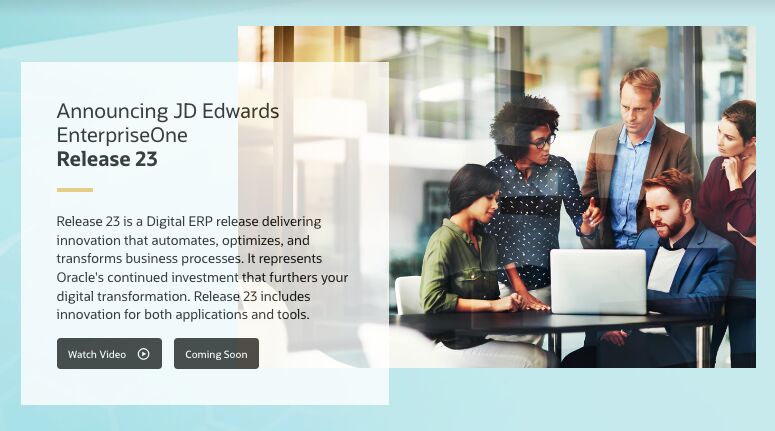 Steltix on LinkedIn: Announcing JD Edwards EnterpriseOne Release 23 Steltix on LinkedIn: Announcing JD Edwards EnterpriseOne Release 23