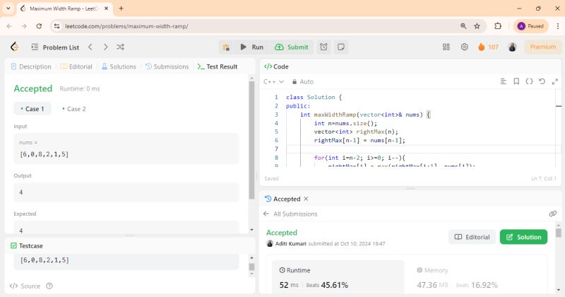 Aditi Byahut on LinkedIn: #100daysofcode #100daysofcode #leetcode # ... Aditi Byahut on LinkedIn: #100daysofcode #100daysofcode #leetcode # ...