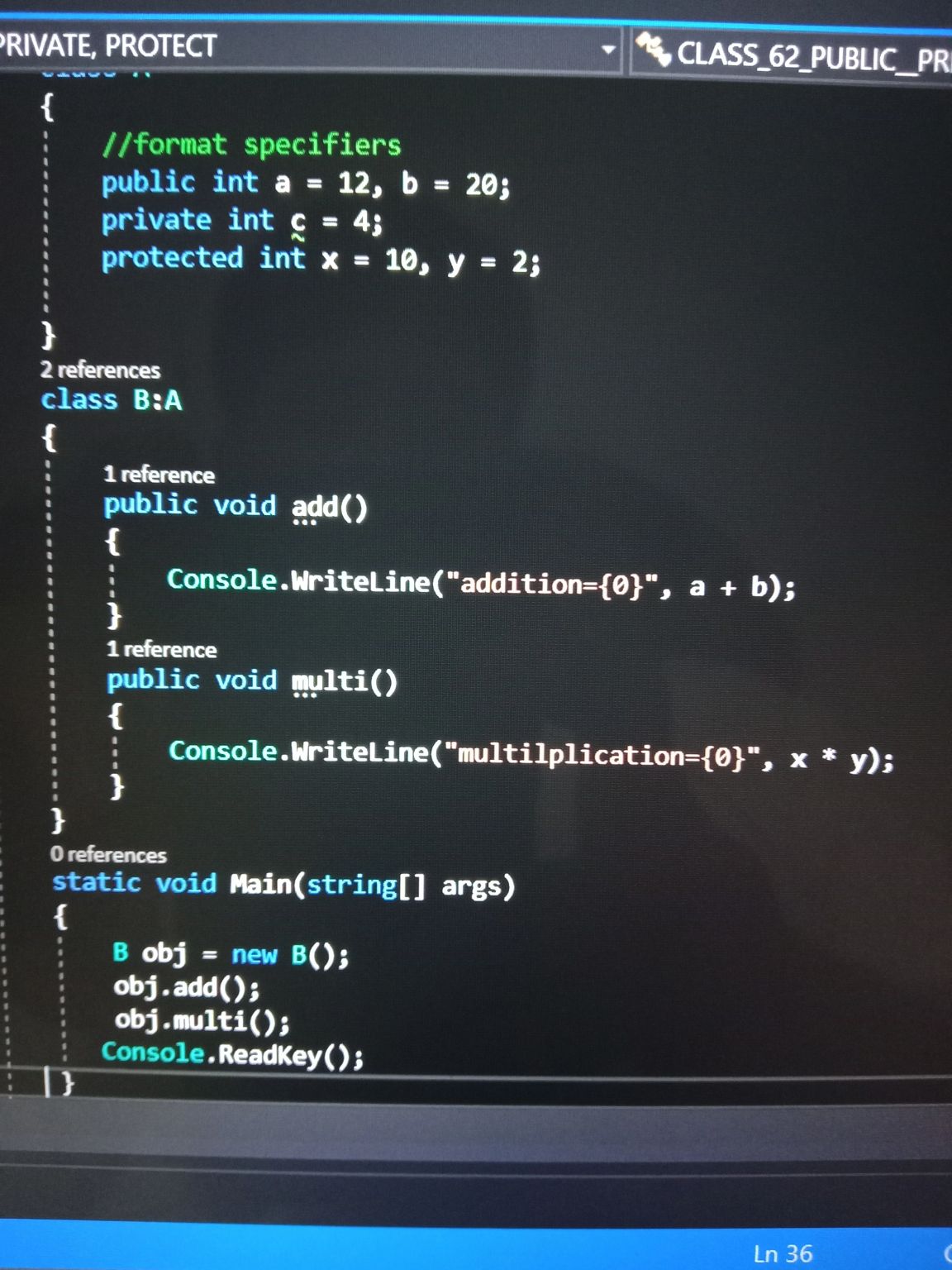 Muhammad Afnan on LinkedIn: #csharp #oop #inheritance #programming # ... Muhammad Afnan on LinkedIn: #csharp #oop #inheritance #programming # ...