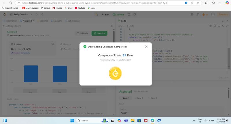 Neha Mishra on LinkedIn: #leetcode #codingjourney #problemsolving # ... Neha Mishra on LinkedIn: #leetcode #codingjourney #problemsolving # ...