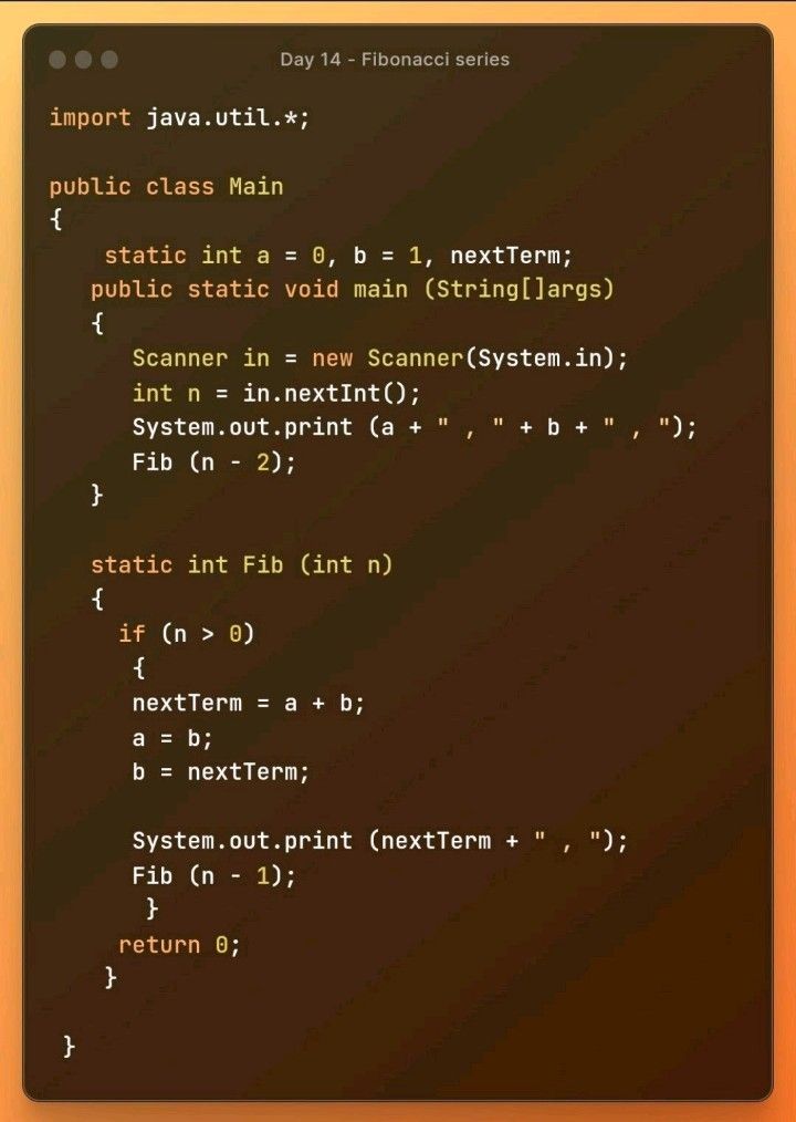Program to find Fibonacci series for first nth term using Recursion ... Program to find Fibonacci series for first nth term using Recursion ...