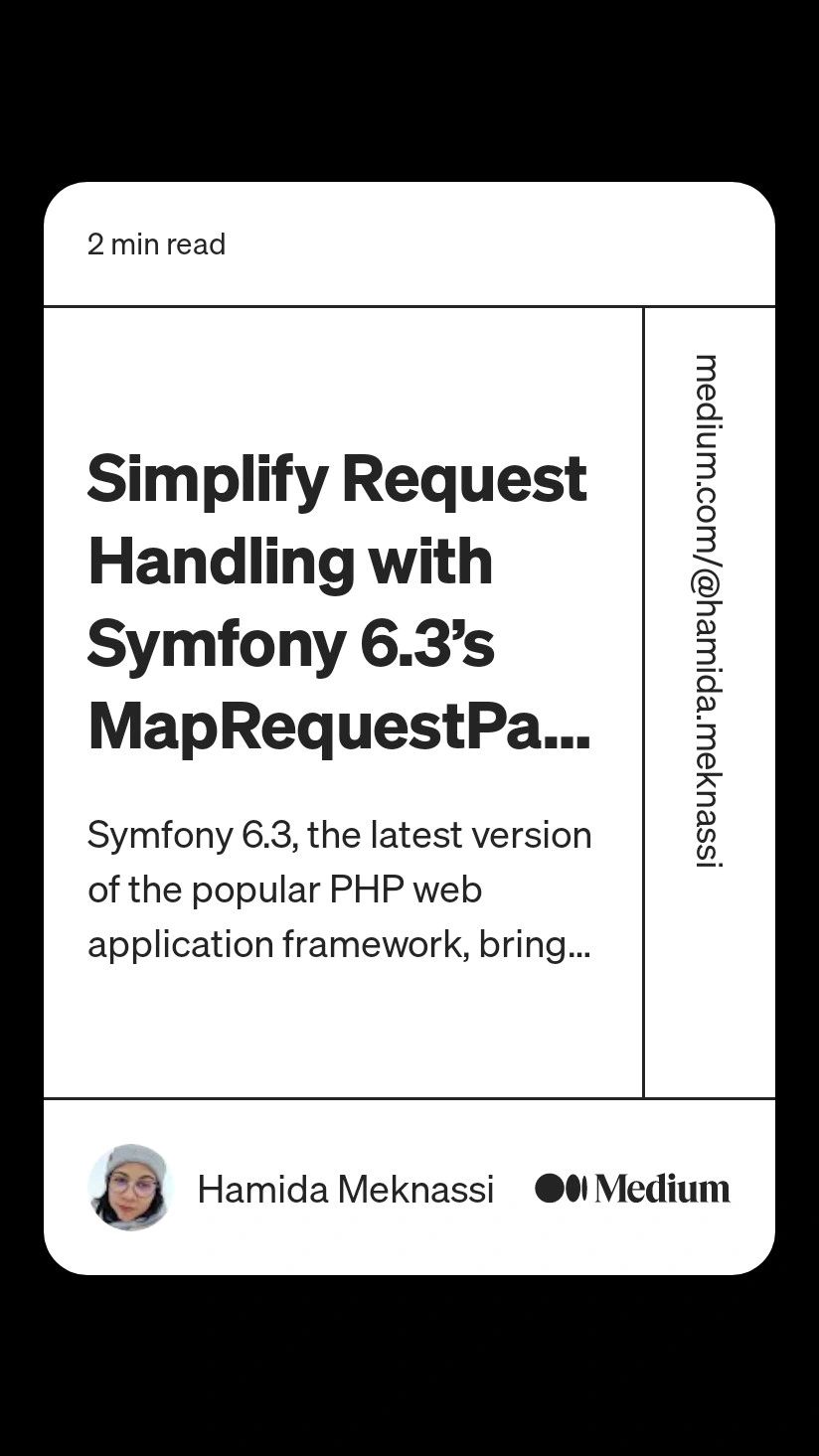 Hamida Meknessi on LinkedIn: #symfony #php #mapping Hamida Meknessi on LinkedIn: #symfony #php #mapping