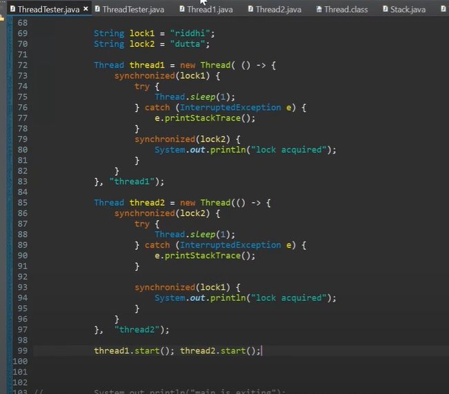 Deepak Garg on LinkedIn: #java #multithreading #deadlock #concurrency # ... Deepak Garg on LinkedIn: #java #multithreading #deadlock #concurrency # ...