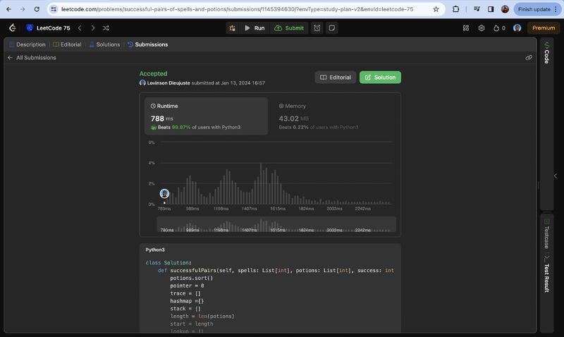 How I optimized my LeetCode 75 algorithm | Lovinson Dieujuste posted on ... How I optimized my LeetCode 75 algorithm | Lovinson Dieujuste posted on ...
