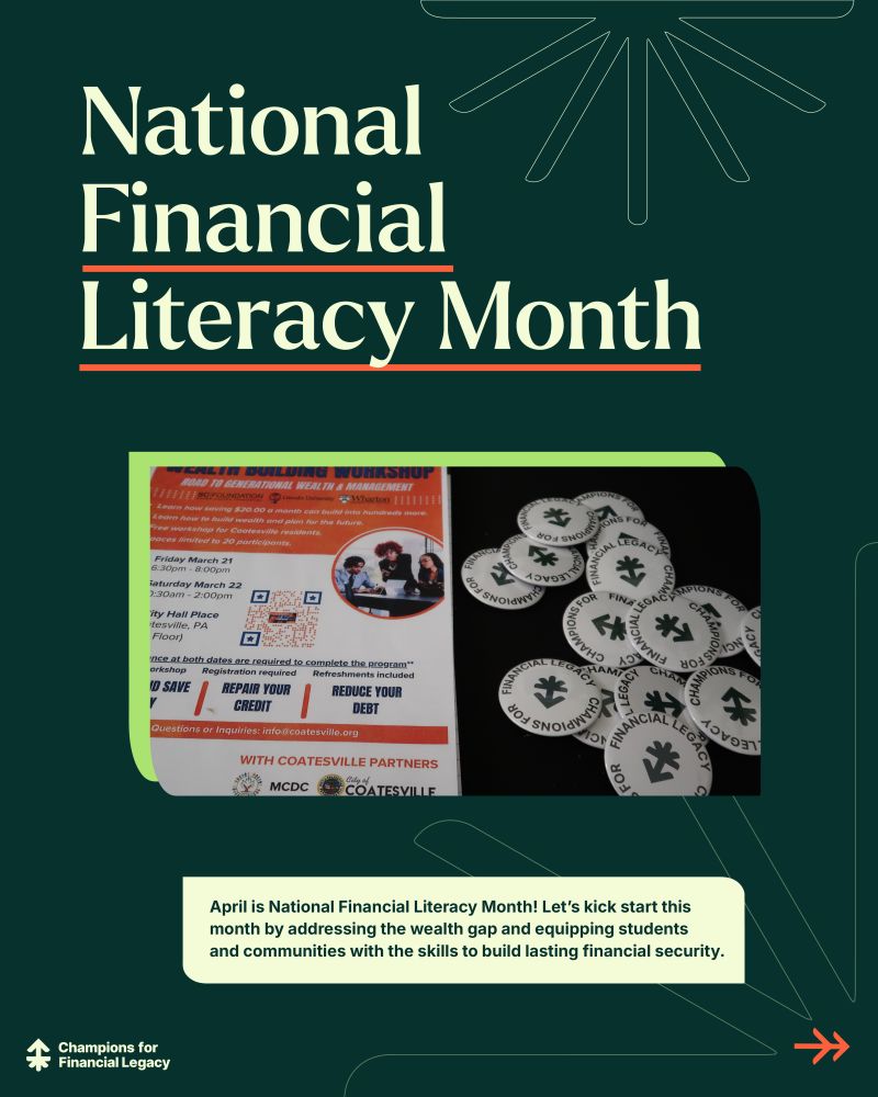#financialliteracymonth #cffl | Champions for Financial Legacy #financialliteracymonth #cffl | Champions for Financial Legacy