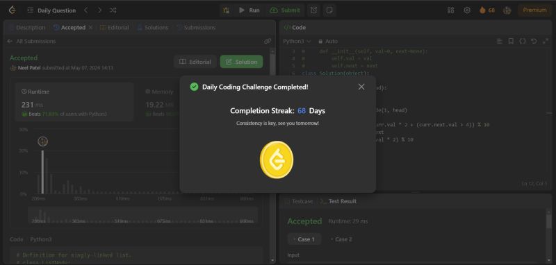 Resolved LeetCode Problem at Parul | Neel Patel posted on the topic ... Resolved LeetCode Problem at Parul | Neel Patel posted on the topic ...