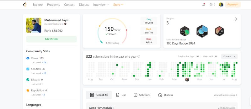 Muhammed Fayiz on LinkedIn: #codingjourney #leetcode Muhammed Fayiz on LinkedIn: #codingjourney #leetcode