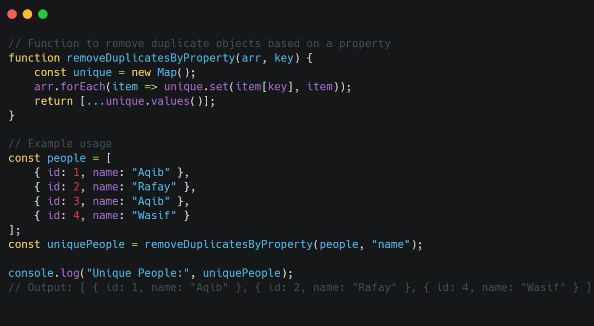 How to remove duplicate objects in data sets | Wasif Mahmood posted on ... How to remove duplicate objects in data sets | Wasif Mahmood posted on ...