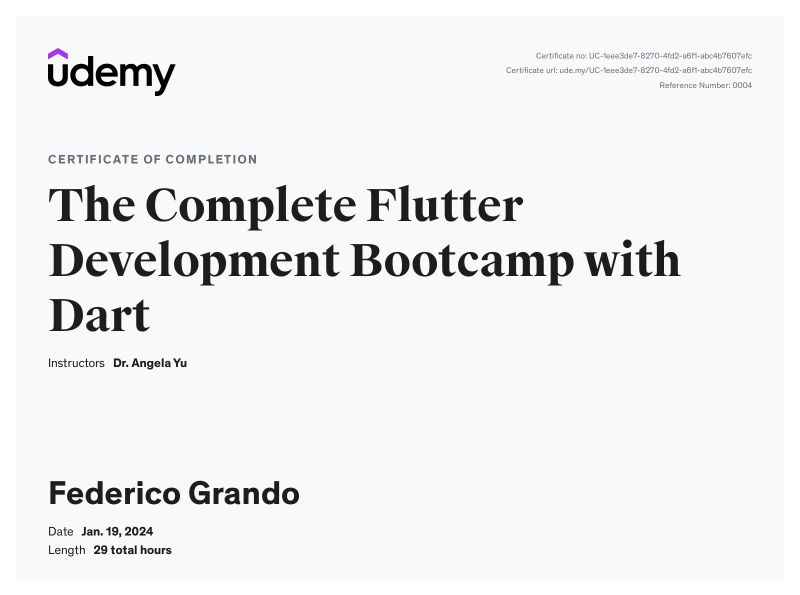 Federico Grando on LinkedIn: #flutter #mobileappdevelopment Federico Grando on LinkedIn: #flutter #mobileappdevelopment