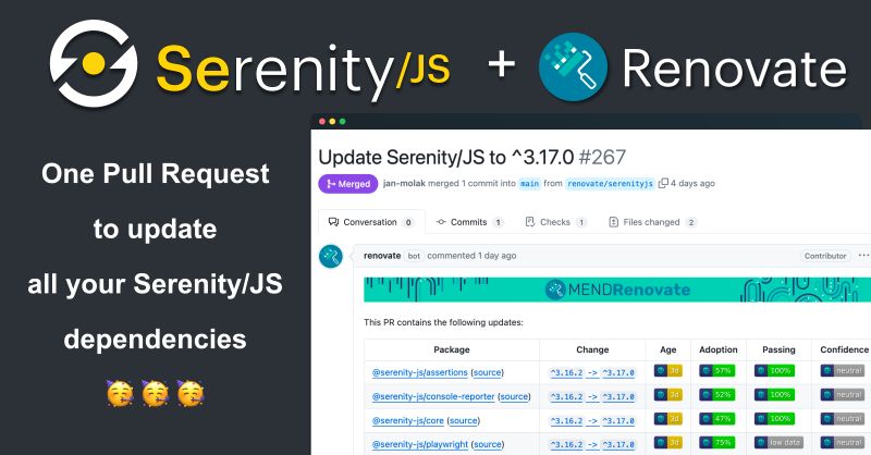 Jan Molak on LinkedIn: #serenityjs #opensource #softwaredevelopment # ... Jan Molak on LinkedIn: #serenityjs #opensource #softwaredevelopment # ...