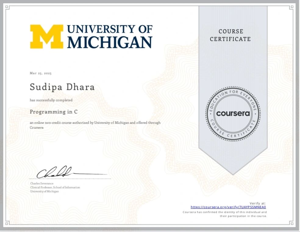 #coursera #universityofmichigan #cprogramming #coding #lifelonglearning ... #coursera #universityofmichigan #cprogramming #coding #lifelonglearning ...