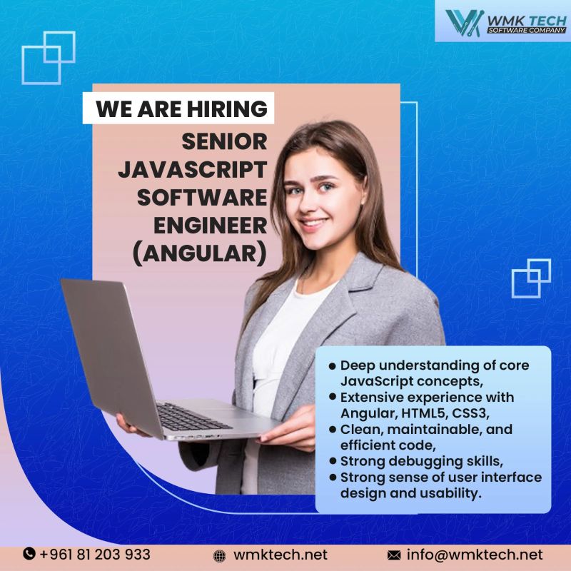 WAJDI KAYAL on LinkedIn: #wearehiring #javascript #angular # ... WAJDI KAYAL on LinkedIn: #wearehiring #javascript #angular # ...