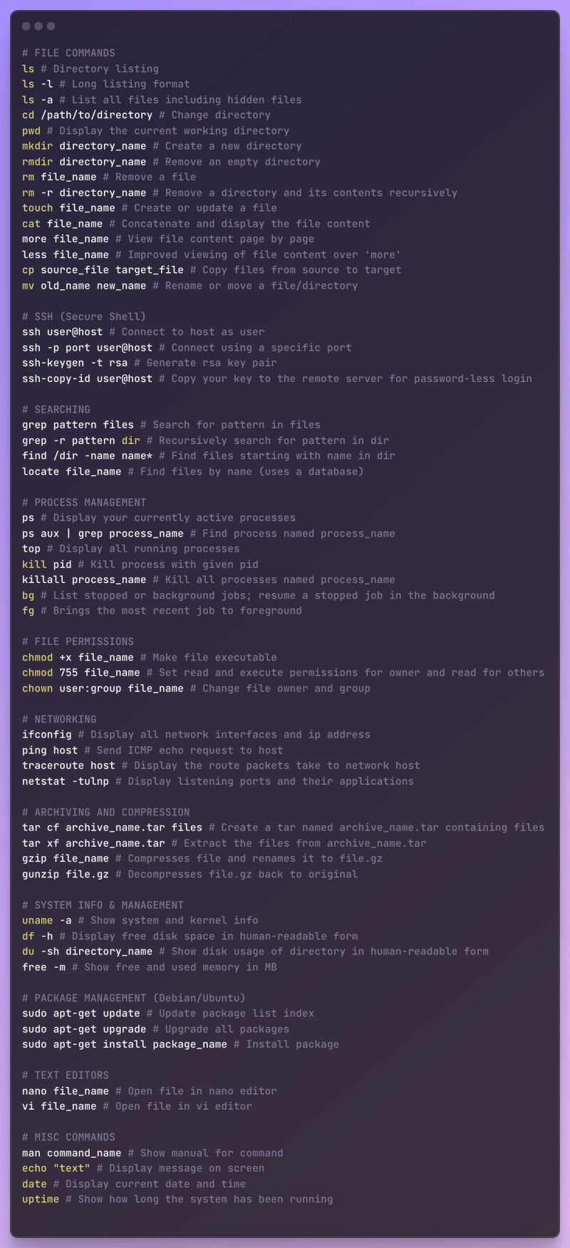 ADIL Radidi on LinkedIn: Linux commands ADIL Radidi on LinkedIn: Linux commands