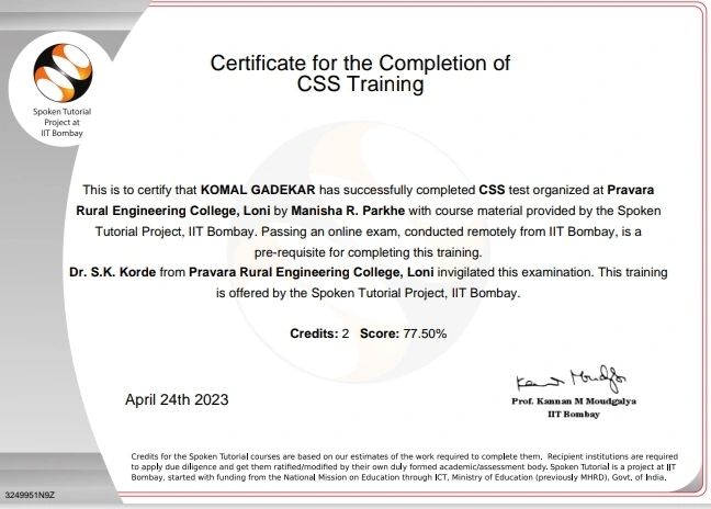#css #php #mysql #spokentutorial #iitbombay #webdevelopment | Komal Gadekar #css #php #mysql #spokentutorial #iitbombay #webdevelopment | Komal Gadekar