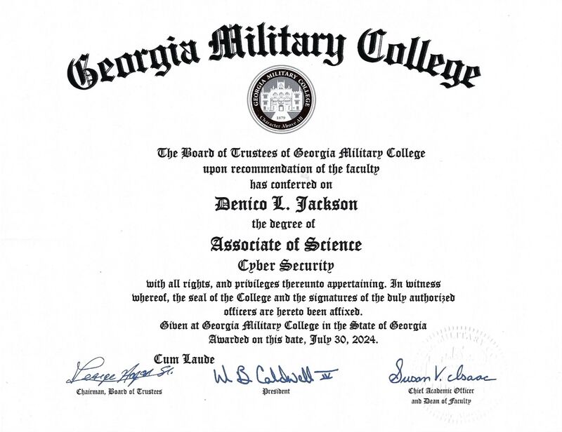 Denico Jackson on LinkedIn: Finally received my first degree in IT ... Denico Jackson on LinkedIn: Finally received my first degree in IT ...