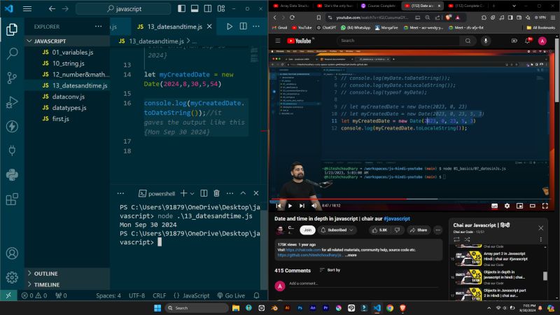 Agnik De on LinkedIn: #day3 #javascript #chaiaurcode #chaiaurjavascript ... Agnik De on LinkedIn: #day3 #javascript #chaiaurcode #chaiaurjavascript ...