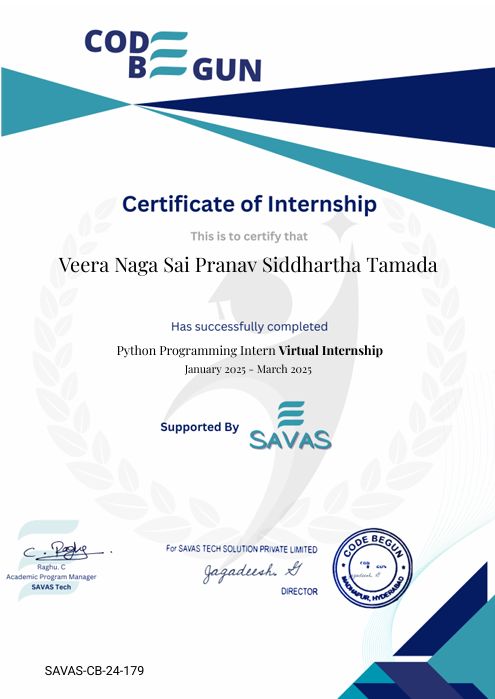 #codebegun #python #internship #programming #learning #coding | Pranav ... #codebegun #python #internship #programming #learning #coding | Pranav ...