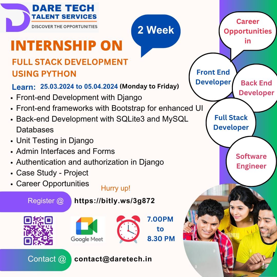 Join a two-week Python internship in 2024 | DARE Tech Talent Services ... Join a two-week Python internship in 2024 | DARE Tech Talent Services ...