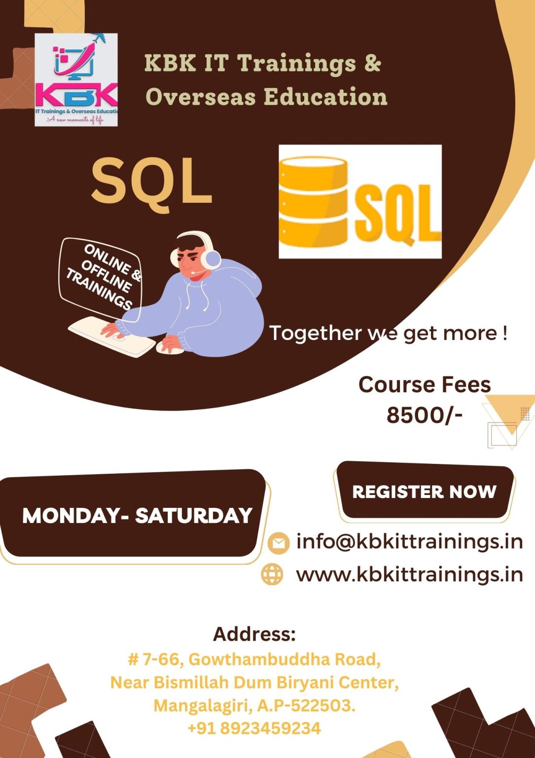 KBK IT Trainings & Overseas Education on LinkedIn: #sql #sqlserver # ... KBK IT Trainings & Overseas Education on LinkedIn: #sql #sqlserver # ...