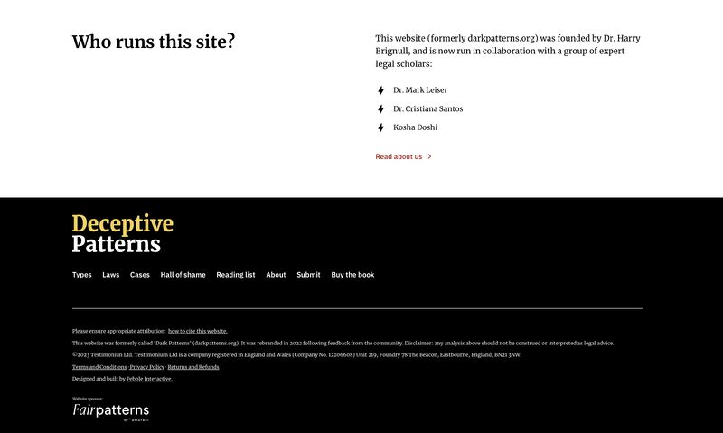 Dr M.R. (Mark) Leiser on LinkedIn: Amazing new sponsor for deceptive.design Dr M.R. (Mark) Leiser on LinkedIn: Amazing new sponsor for deceptive.design