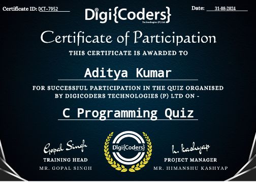 Aditya Kumar on LinkedIn: #cprogramming #quiz #programming Aditya Kumar on LinkedIn: #cprogramming #quiz #programming