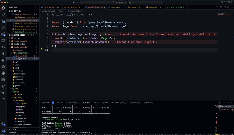 Set up Jest and React Testing Library with TypeScript | Andrew Aliaj ... Set up Jest and React Testing Library with TypeScript | Andrew Aliaj ...
