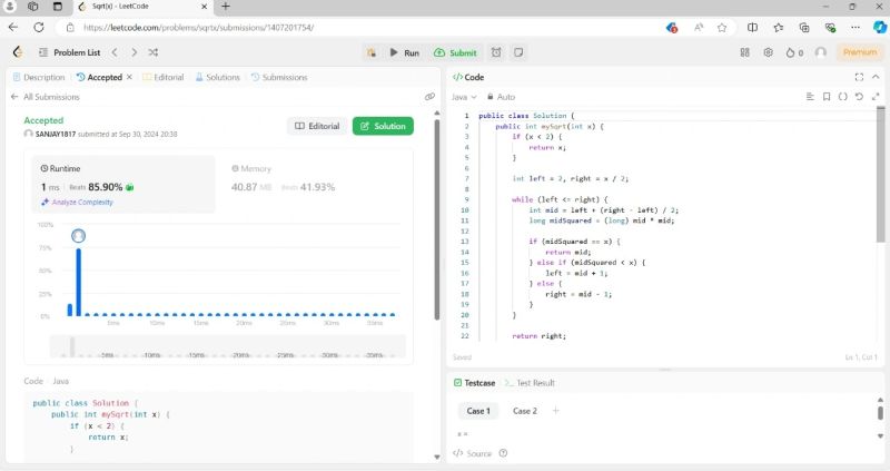 Sanjay B on LinkedIn: #100daysofleetcode #100daysofcode # ... Sanjay B on LinkedIn: #100daysofleetcode #100daysofcode # ...