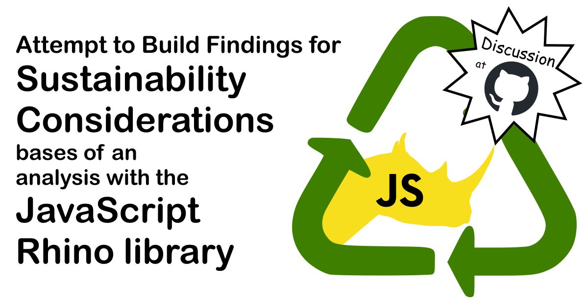Stefan Schnell on LinkedIn: #javascript #sustainability #greensoftware ... Stefan Schnell on LinkedIn: #javascript #sustainability #greensoftware ...