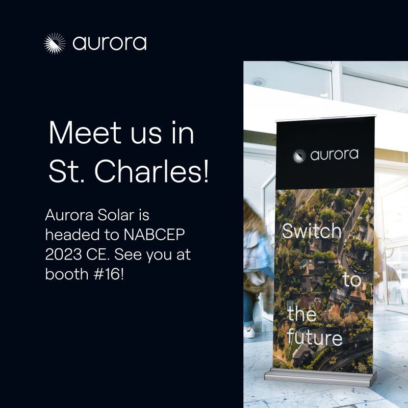 Aurora Solar on LinkedIn: #aurorasolar #nabcep #solarindustry #saas #solar Aurora Solar on LinkedIn: #aurorasolar #nabcep #solarindustry #saas #solar