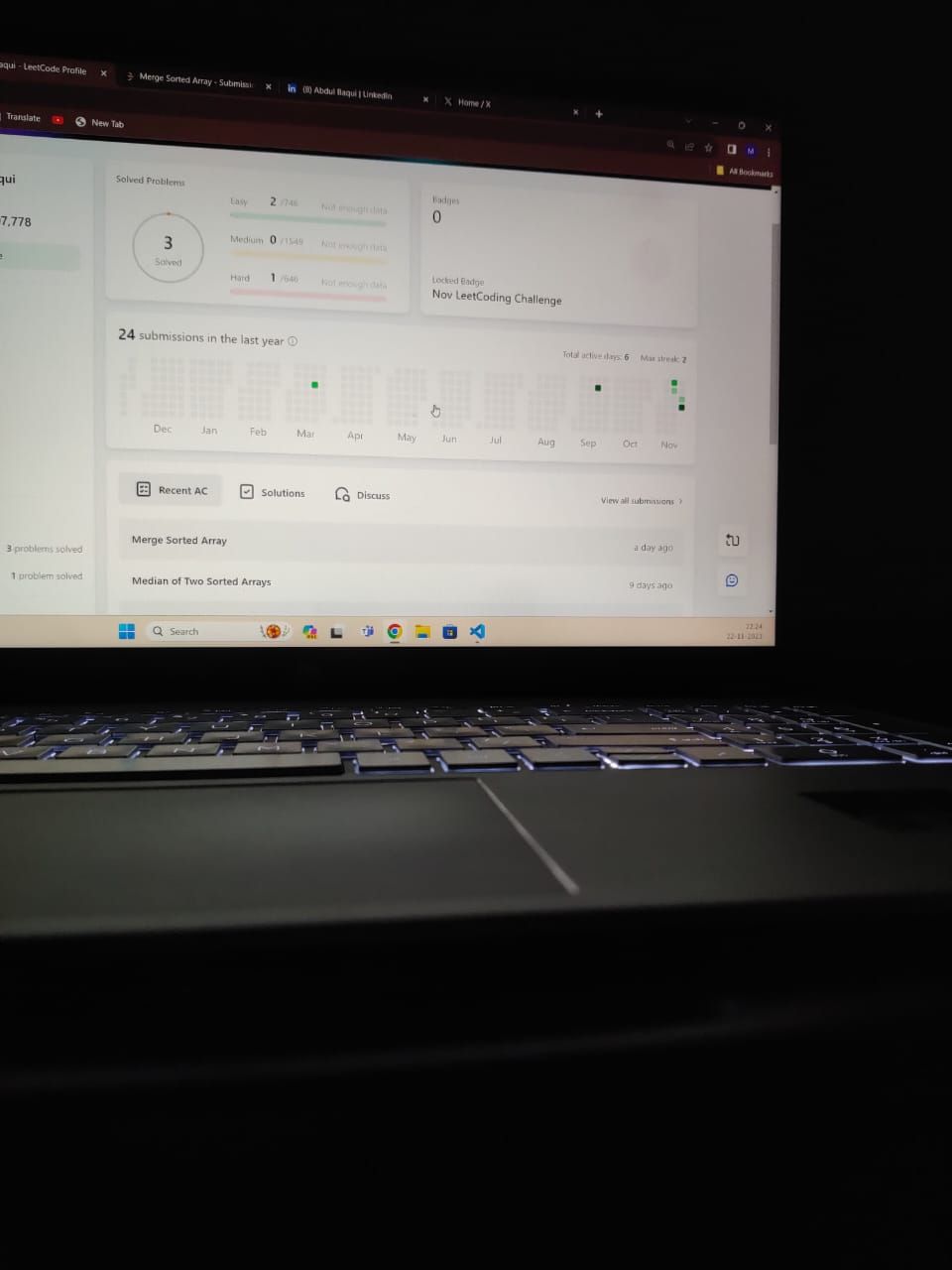 Resolved my third LeetCode problem | Abdul Baqui posted on the topic ... Resolved my third LeetCode problem | Abdul Baqui posted on the topic ...