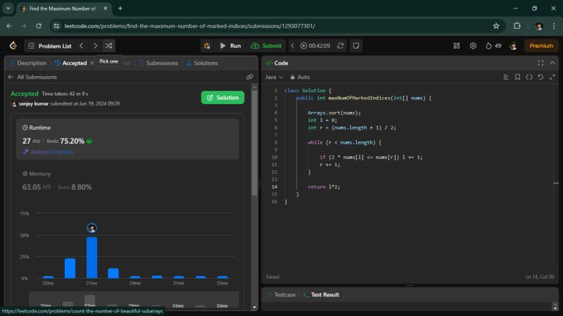 Sanjay kumar K. on LinkedIn: #leetcode #coding_sanjay #day2 Sanjay kumar K. on LinkedIn: #leetcode #coding_sanjay #day2