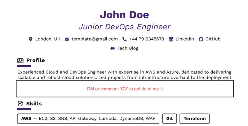 Abdurahman Abukar on LinkedIn: #devops #cv #interviewtips | 642 comments Abdurahman Abukar on LinkedIn: #devops #cv #interviewtips | 642 comments