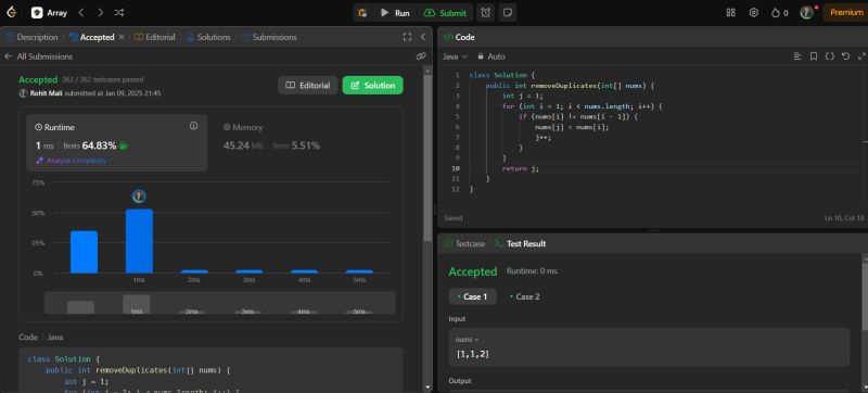 #dsachallenge #leetcode #javaprogramming #sortingalgorithms… | rohit mali #dsachallenge #leetcode #javaprogramming #sortingalgorithms… | rohit mali
