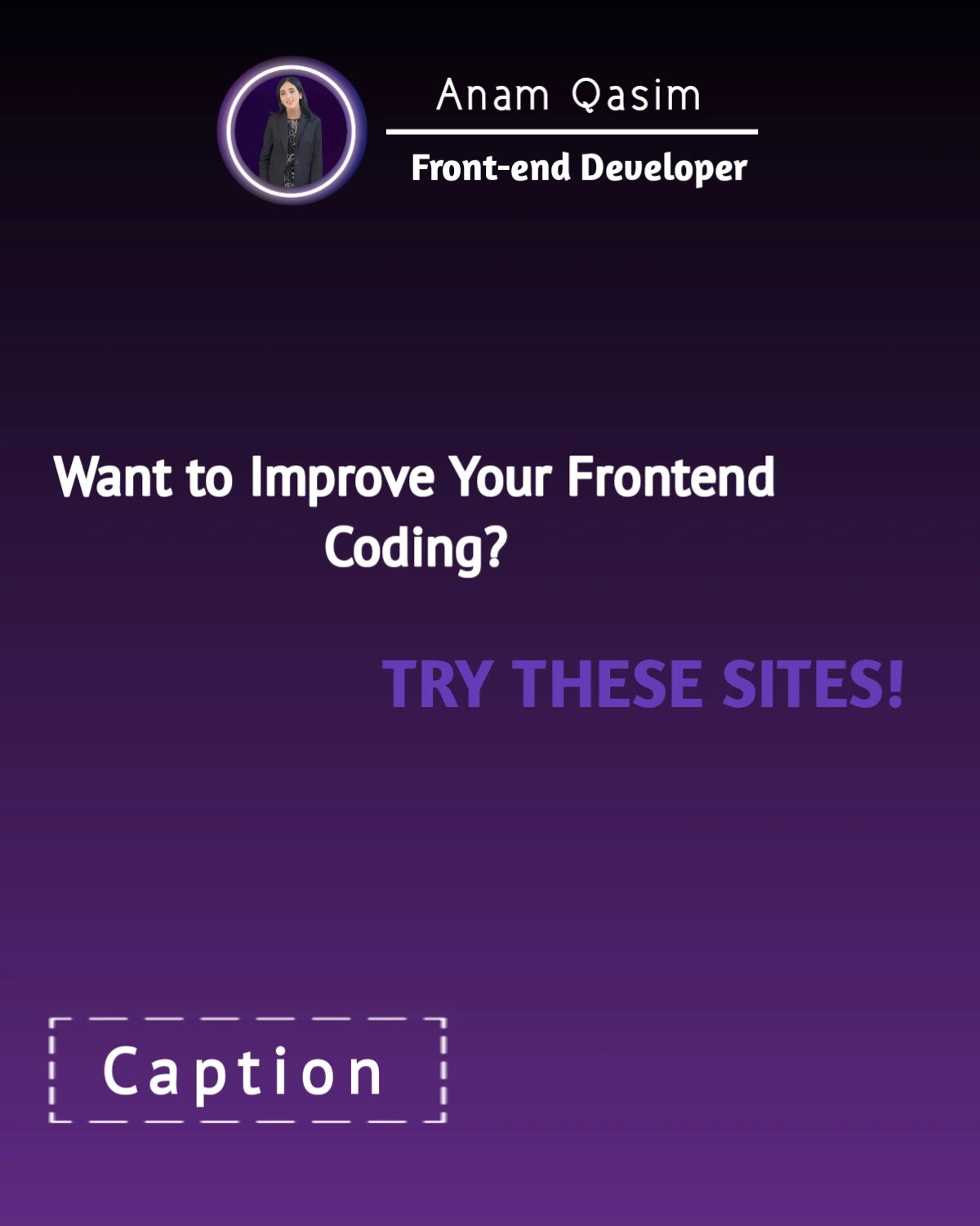 Anam Qasim on LinkedIn: #frontenddevelopment #webdevelopment # ... Anam Qasim on LinkedIn: #frontenddevelopment #webdevelopment # ...