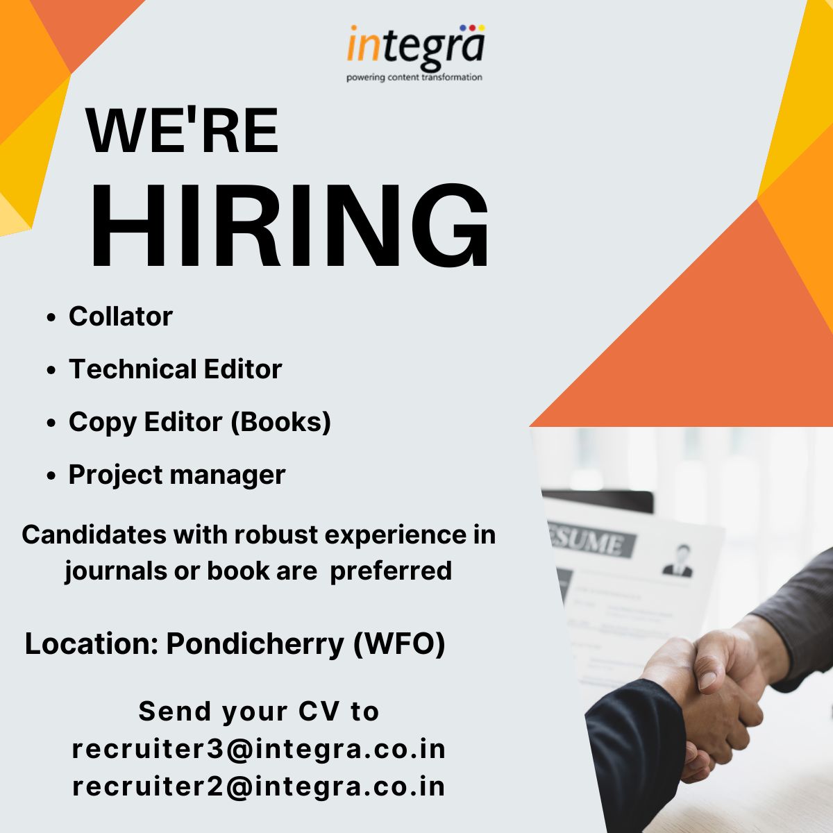 Levison R on LinkedIn: #hiringalert #journals #copyeditor #collator # ... Levison R on LinkedIn: #hiringalert #journals #copyeditor #collator # ...