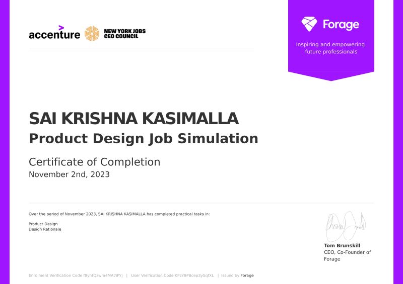 SAI KRISHNA KASIMALLA on LinkedIn: #accenture #productdesign #accenture ... SAI KRISHNA KASIMALLA on LinkedIn: #accenture #productdesign #accenture ...