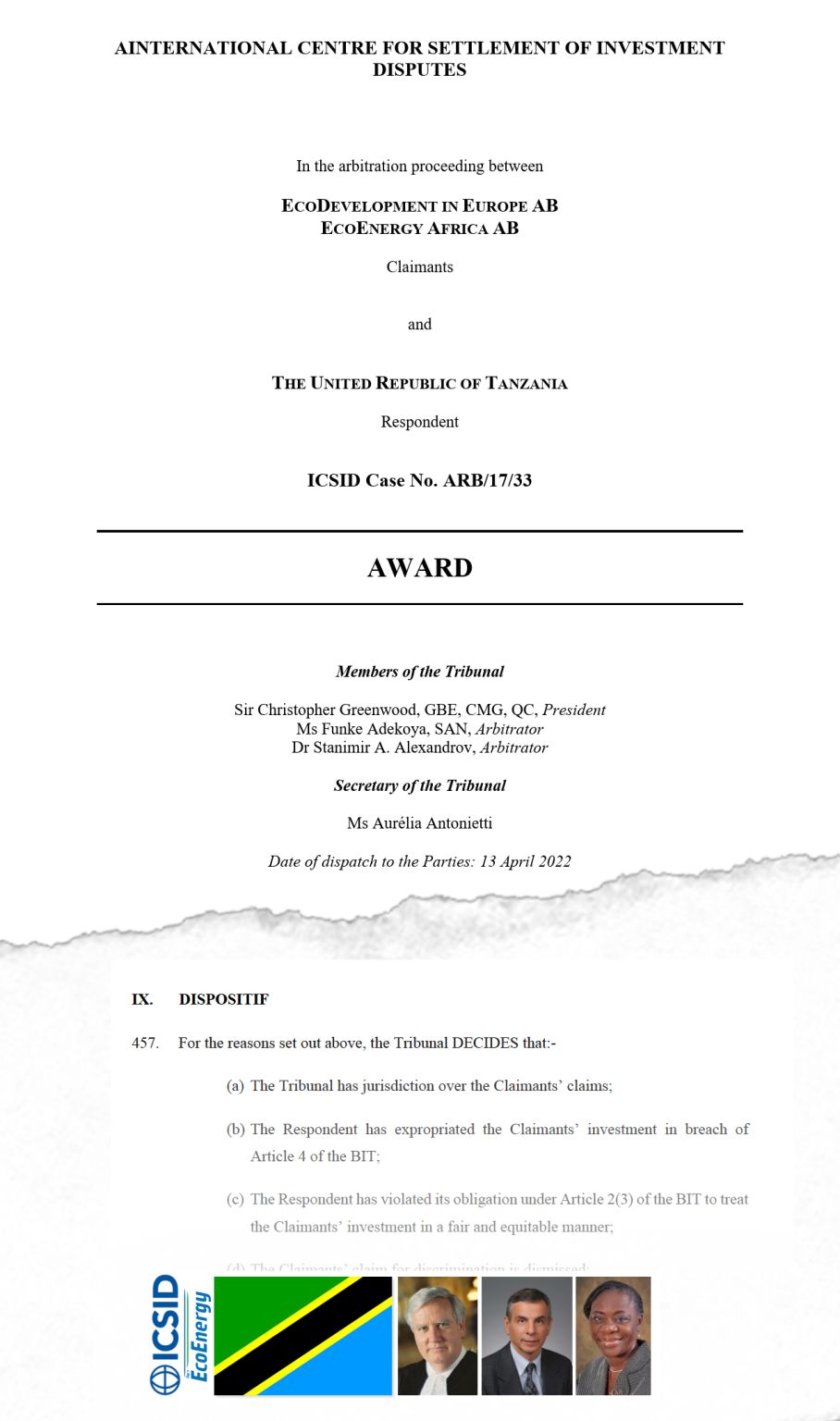 OGEL Energy Law / Transnational Dispute Management (TDM) on LinkedIn: # ... OGEL Energy Law / Transnational Dispute Management (TDM) on LinkedIn: # ...