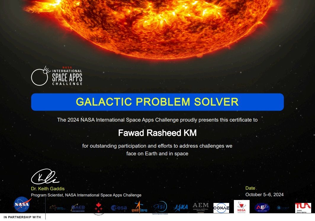 Fawad Rasheed KM on LinkedIn: #nasa #nasaspaceapp #uaeschools # ... Fawad Rasheed KM on LinkedIn: #nasa #nasaspaceapp #uaeschools # ...
