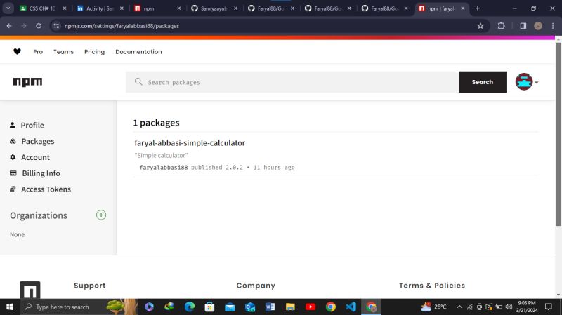 Launched node package manager by Faryal Abbasi | Faryal Abbasi posted ... Launched node package manager by Faryal Abbasi | Faryal Abbasi posted ...