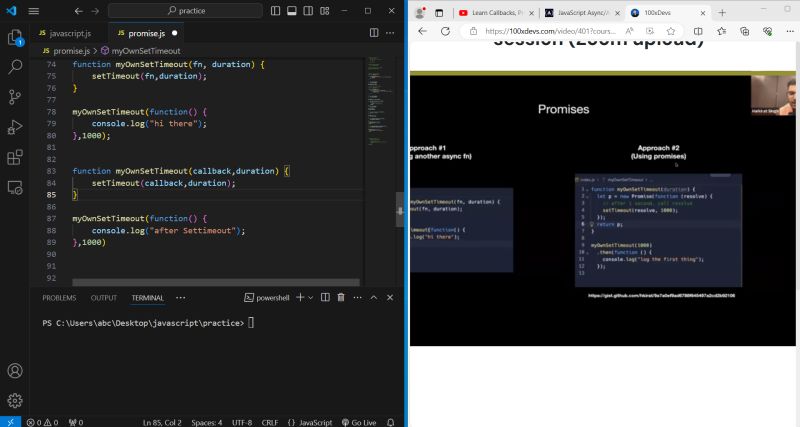 Learning Javascript.. Learned the basics of javascript from the chai ... Learning Javascript.. Learned the basics of javascript from the chai ...