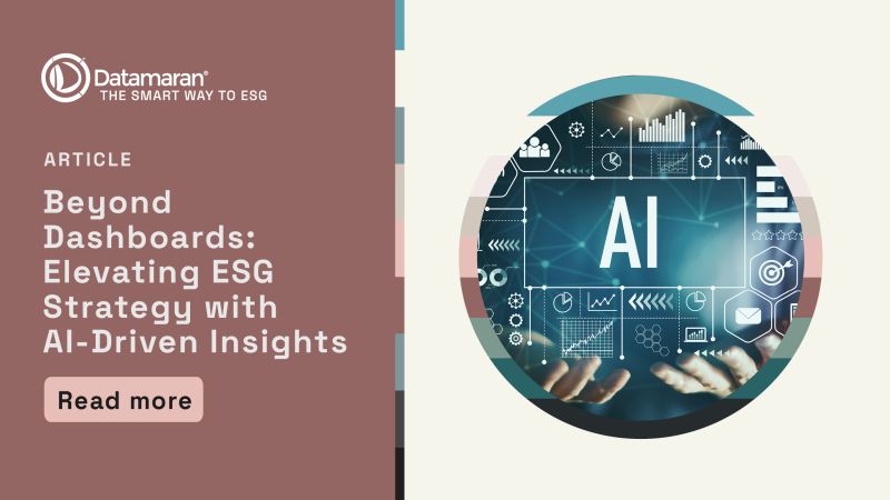 How to boost your ESG strategy with AI insights | Datamaran posted on ... How to boost your ESG strategy with AI insights | Datamaran posted on ...