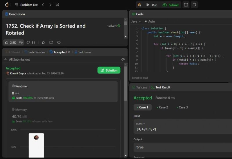 Day 11 of #30DaysOfCode Challenge on LeetCode | Khushi Gupta posted on ... Day 11 of #30DaysOfCode Challenge on LeetCode | Khushi Gupta posted on ...